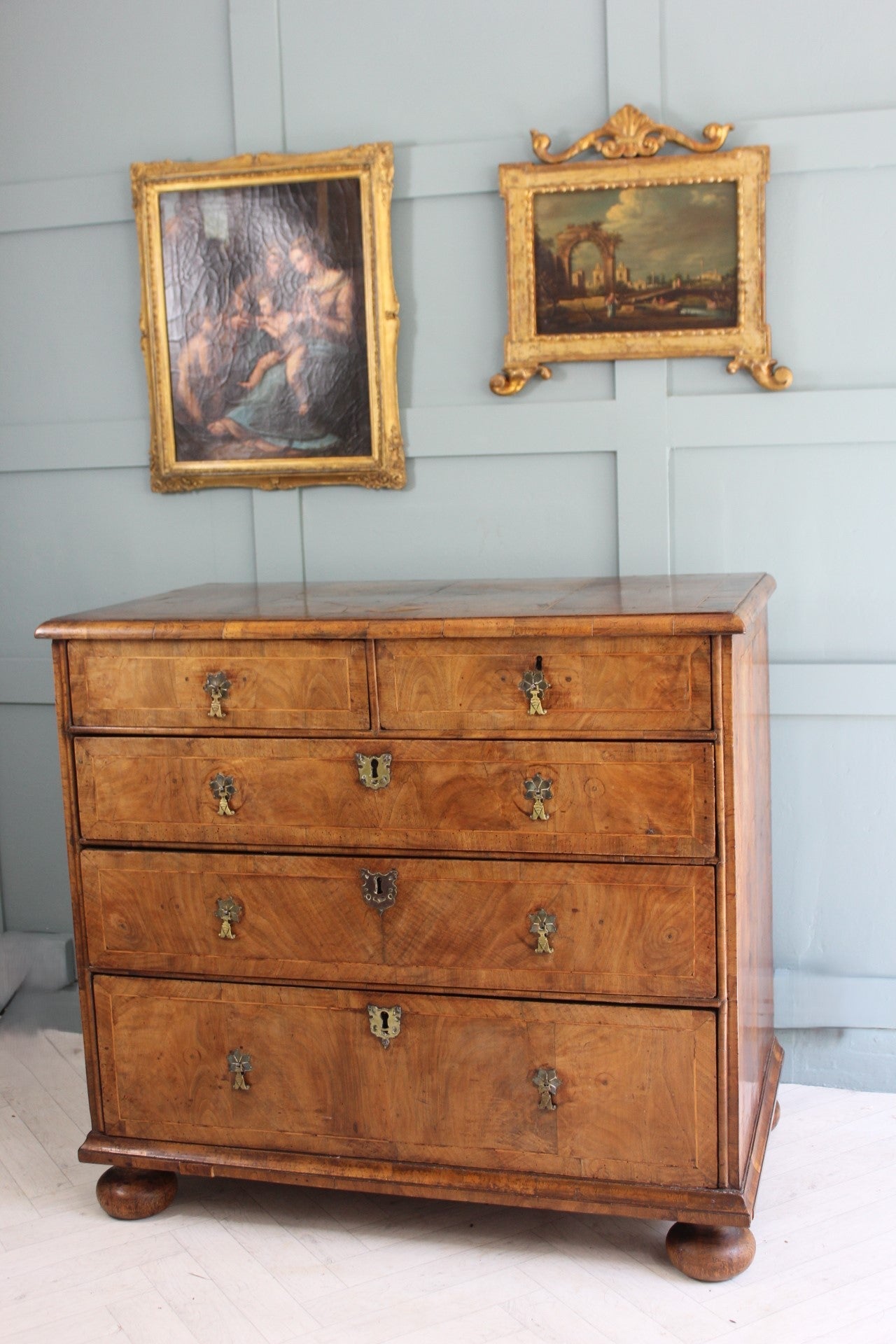 Antique Chest Of Drawers - Vintage Midcentury